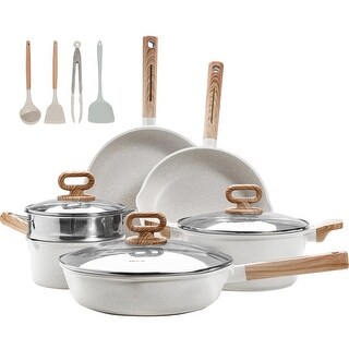 Pots and Pans Set Nonstick, Induction Kitchen Cookware Sets, 13 Pcs Non ...