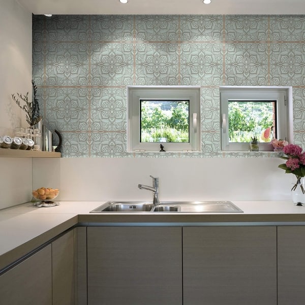 damask wall tiles