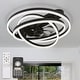 Bella Depot 24 Inch Modern Flush Mount Ceiling Fan with Dimmable Light ...