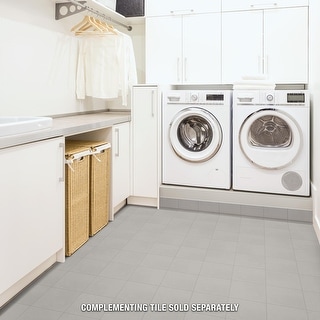 Merola Tile Quarry Cove Base Grey 4-1/2" x 5-7/8" Ceramic Floor and ...