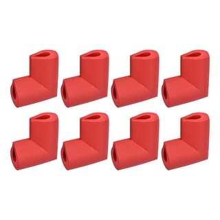Corners Table Edge Guard U Shaped Angle Corner Guards 50 x 38 x 8mm Red ...