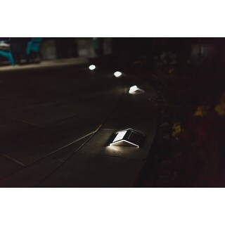 Stainless Steel Solar Step Perimeter Lighting (Set of 4) - Bed Bath ...