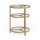 Helena Side Table in Blackened Bronze - Bed Bath & Beyond - 23566418
