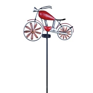 Solar Motorcycle Wind Spinner Garden Stake - Bed Bath & Beyond - 36722175