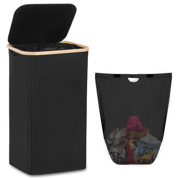 plastic laundry hamper slim