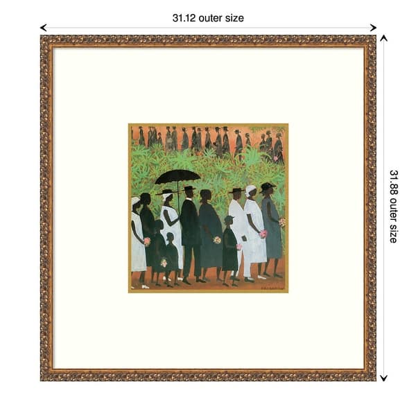 Funeral Procession by Ellis Wilson Framed Art Print - Bed Bath & Beyond ...