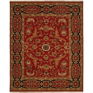 Traditional Red Flatweave Wool Area Rug - Bed Bath & Beyond - 41413410