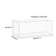 Display Case Box Acrylic Box Protection Showcase, for Collectibles - 14 ...