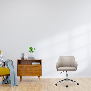 Classy computer chair Beige study chair Polyester chair task - Bed Bath ...