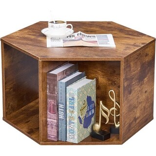 Hexagonal Small Coffee Table, Multifunctional Panel Coffee Table ...