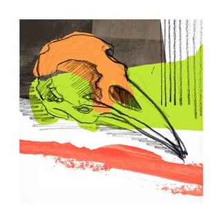 Jennifer Paxton Parker 'Mod Skull Collage III' Canvas Art - Bed Bath ...