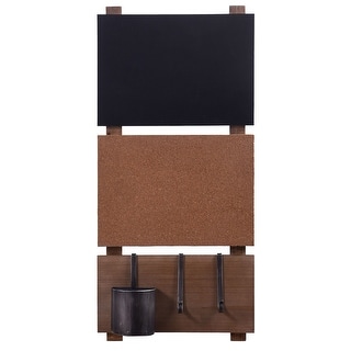 Multi-Functional Wall Memo Board - Chalkboard And Corkboard With ...
