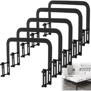 Non-Slip Mattress Retainer Bar - Adjustable L-Shaped Stopper for Metal ...
