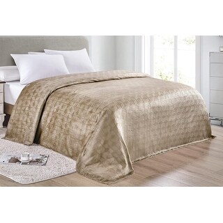 Ultra Plush by Décor&More Queen Size Chevron Arrow Jacquard Microplush ...