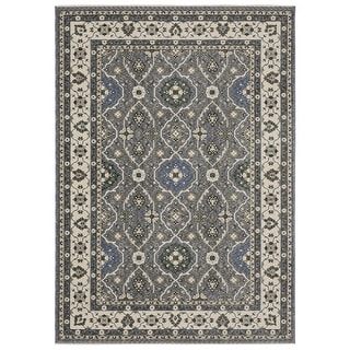 Style Haven Henretta Bordered Traditional Fringe Edge Area Rug - Bed ...