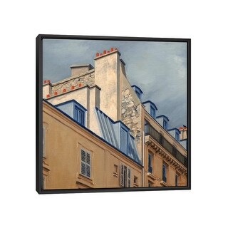 iCanvas "Paris Rooftops II" by Nick Savides Framed - Bed Bath & Beyond ...