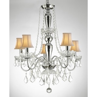 Harrison Lane J2-1131 5 Light 22-1/2" Wide Crystal Chandelier with ...