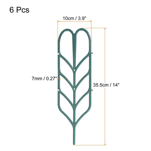 6Pcs Stackable Plant Pot Support Trellis Plastic Garden Climbing Vine ...