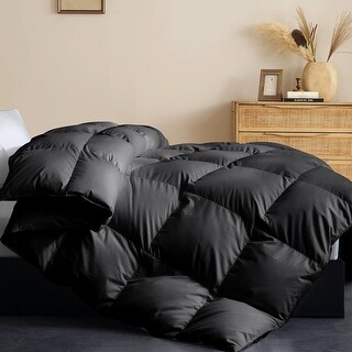 Feather Comforter Filled with Feather & Down Bedding Comforters - Bed ...