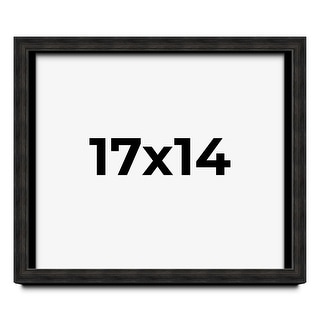17x14 Shadow Box Black Rustic Barnwood Display Frame | 1.125 Inch - Bed ...