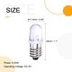 LED Indicators Bulb Screw Base Spot Light Lamp Replacement with Storage ...