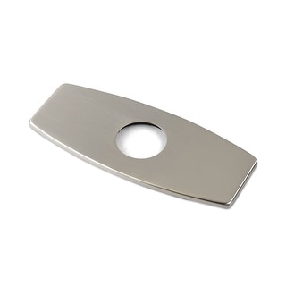 Luxier 6 in Bathroom Sink Faucet Hole Cover Deck Plate Escutcheon - Bed ...