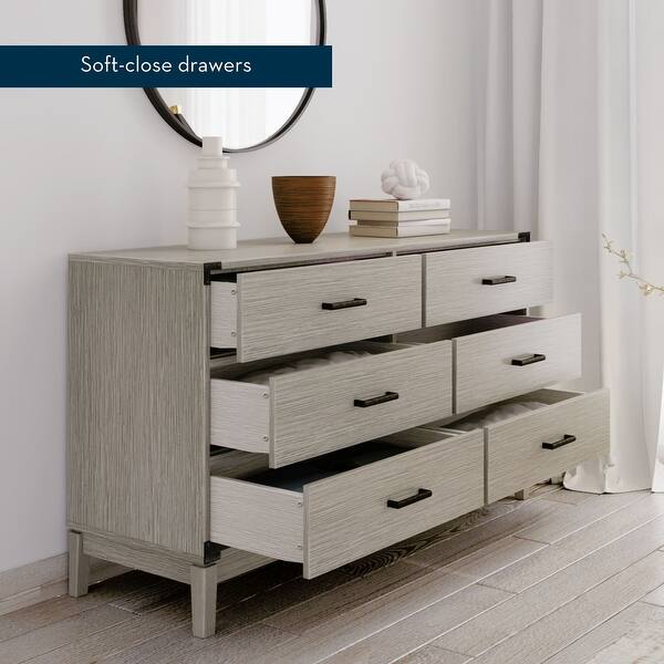 Plank and Beam Contempo 6 Drawer Dresser - Bed Bath & Beyond - 37306458