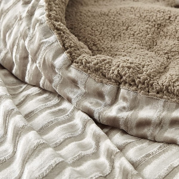 Velvet Crush - Coma Inducer® Oversized Duvet Cover Set - Silvery Beige ...