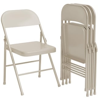 Folding Chairs Set of 4 Hold Up to 350 Pounds - Bed Bath & Beyond ...