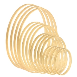 16Pcs 4/6/8/10 Inch Wooden Bamboo Floral Hoop Rings for DIY Crafts ...