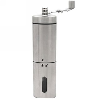Stainless Steel Hand-Crank Conical Burr Coffee Grinder - Bed Bath ...