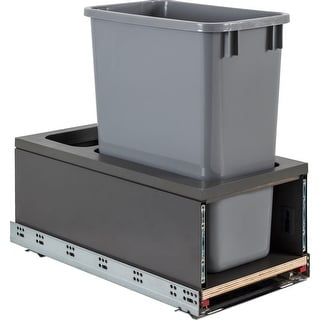 Hardware Resources CAN-MDB Series Bottom Mount Single Bin Trash Can ...
