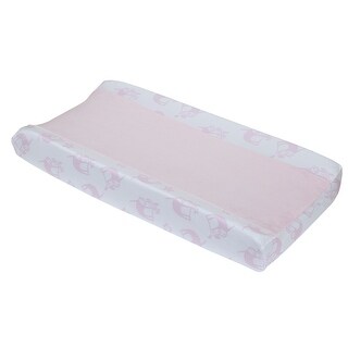 Little Love by NoJo Tropical Garden Pink Changing Pad Cover - Bed Bath ...
