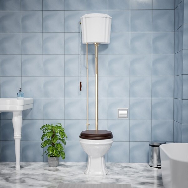 Ivy Wall Hung Elongated Toilet Bundle, Glossy White - On Sale - Bed ...