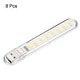 8Pcs 1.7W Mini USB LED Light 3000-3200K Slim Led Light Stick Warm White ...