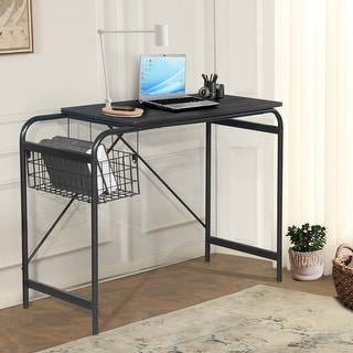 Carbon Loft Searz Wooden Computer Desk Writing Table Rustic - Bed Bath ...