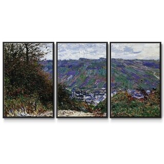 Path at Giverny, 1885 - Multi Piece Framed Canvas - Bed Bath & Beyond ...