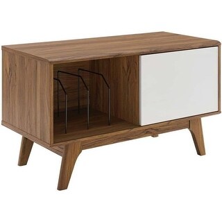 Envision Mid-Century Modern 37" Vinyl Record Display Stand, 37 Inch ...