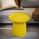 Side table small Space Stylish and Versatile Plastic Round Side Table ...