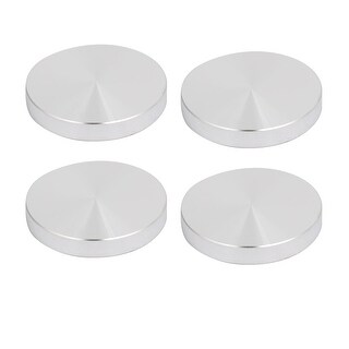 4pcs 50mm Dia 8mm Thickness M10 Thread Aluminum Disc for Glass Table ...