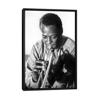 iCanvas "Miles Davis American Jazz Trumpet Player, 1959 " by Rue Des ...