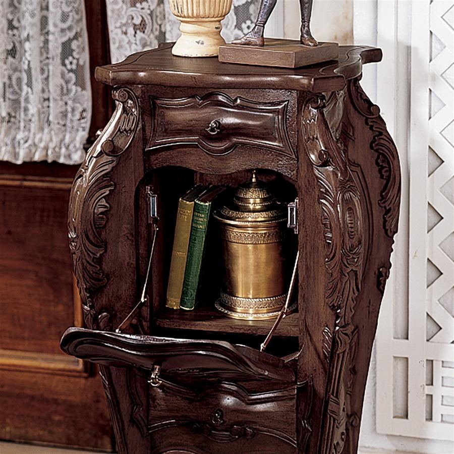 Design Toscano Egyptian Karnak Temple Side Table and Statuary Pedestal ...