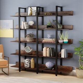 5-Tiers Open Bookshelf, Large Display Shelf, Decorative Shelf - Bed ...