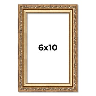 6x10 Frame Red Solid Wood Picture Frame Width 1.75 Inches | Interior ...