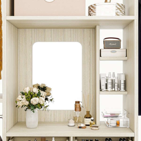 wall mounted makeup table