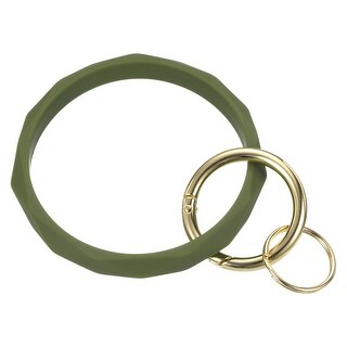 Key Ring Bracelet, Silicone Keychain Diamond Shaped Wrist Keyrings ...