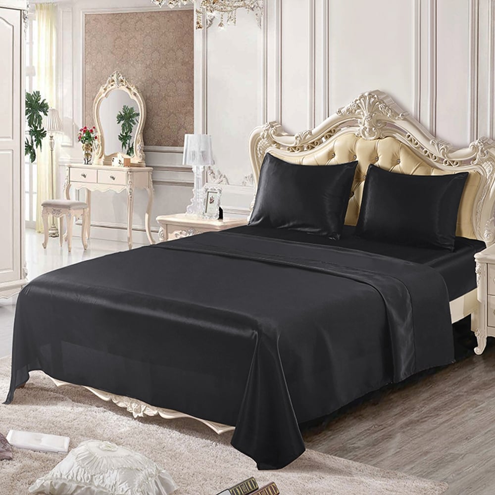black silk sheets queen