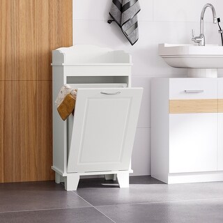 Freestanding Tilt Out Laundry Hamper Home Organizer Hamper - Bed Bath ...