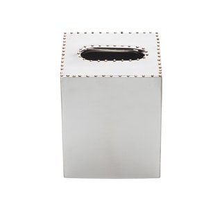 Nickel and Gold Bead Tissue Box - 4.75x4.75x5.75 - Bed Bath & Beyond ...