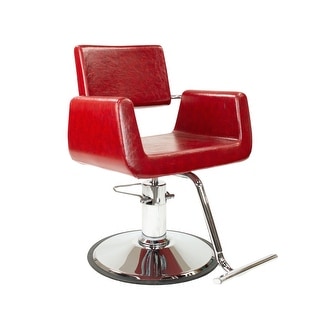 AVON Salon Styling Chair for Beauty Salon Furniture (Crimson) - 19" (W ...
